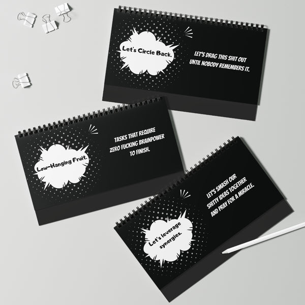 Corporate BS Translator Desk Sign – Corporate Gags